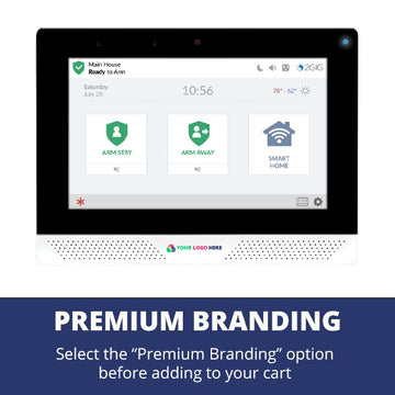 2GIG Edge Security & Smart Home System Control Panel with Built-in 4G ...