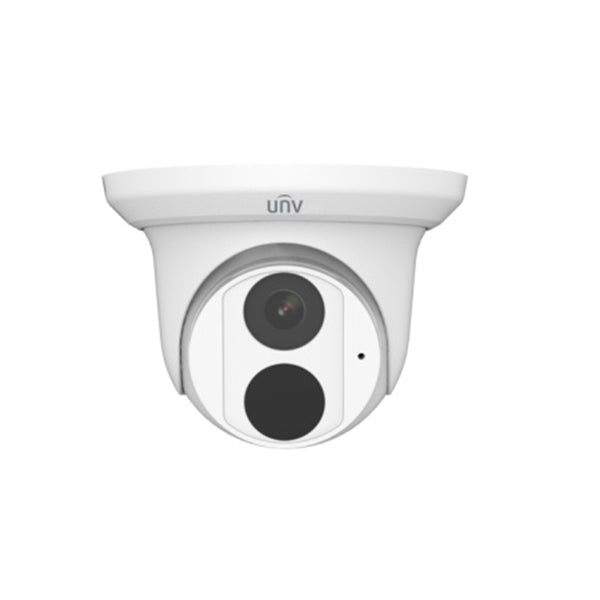 UNV 4MP NDAA Compliant Weatherproof IR Turret Security Camera with 2 ...