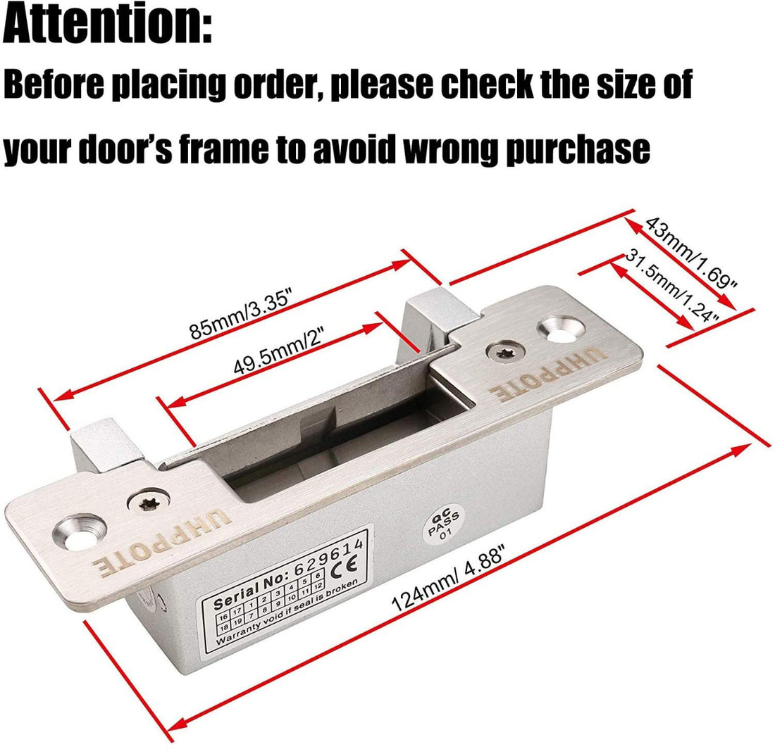 ANSI Standard Heavy Duty Electric Strike Lock Fail Secure or Fail Safe