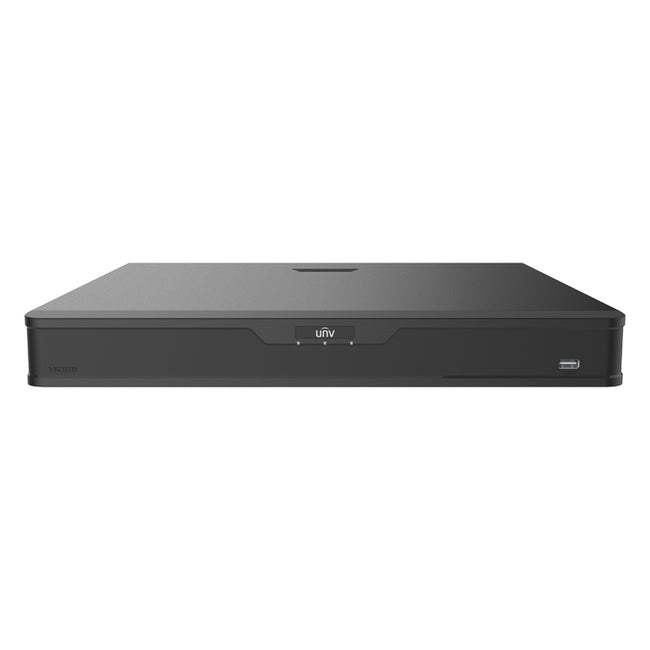 UNV 8-Channel 12MP NDAA Compliant PoE NVR with 2 SATA HDD Bays (NVR302-08B-P8-IQ) | Nelly's Security