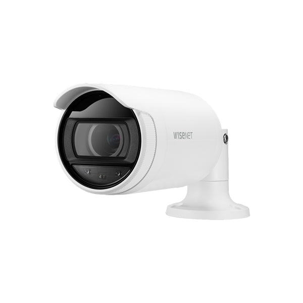 Hanwha Wisenet A series 4MP Weatherproof IP Bullet Security Camera with ...