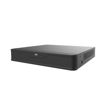 UNV 4K Ultra HD PoE 4-Channel NVR with 1 SATA HDD Bay, NDAA Compliant ...
