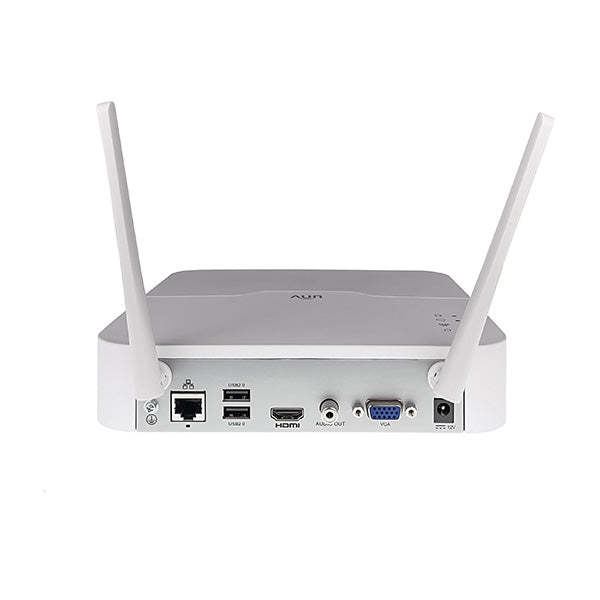 UNV 4-Channel WiFi Kit including 4-Channel NVR with Embedded Wi-Fi ...